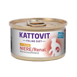 Kattovit Feline Diet Niere/Renal Huhn Katzen-Nassfutter Nierendi&auml;tfutter 12x85g