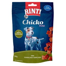 Rinti Chicko Mini Kaninchen-H&auml;ppchen Hundesnacks ohne Zucker 60g