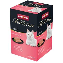animonda vom Feinsten Adult Putenherzen Katzen-Nassfutter getreidefrei 32x100g