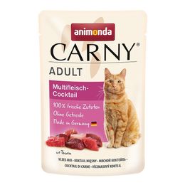 animonda Carny Adult Multifleisch-Cocktail Katzen-Nassfutter ohne Getreide 24x85g