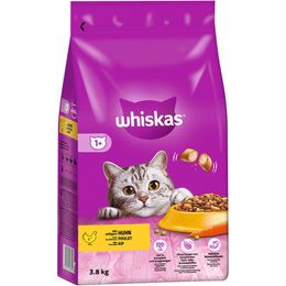 whiskas Adult 1+ mit Huhn Katzen-Trockenfutter mit Huhn 3,8kg