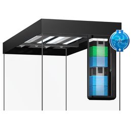 JUWEL Rio 350 LED Komplett Aquarium ohne Schrank schwarz