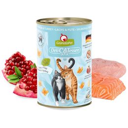 Granatapet Katze - Multipack 1 DeliCatessen Katzen-Nassfutter getreidefrei 12x400g