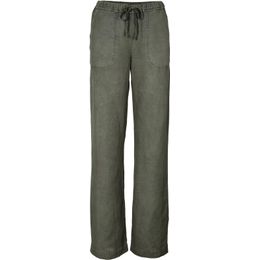 Heine Witt Damen Schlupfhose mit weitem Bein, khaki, Gr&ouml;&szlig;e 21