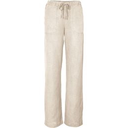 Heine Witt Damen Schlupfhose mit weitem Bein, sand, Gr&ouml;&szlig;e 46
