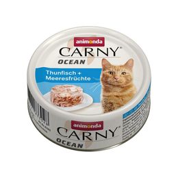 animonda Carny Ocean Thunfisch und Meeresfr&uuml;chte Katzen-Nassfutter getreidefrei 24x80g