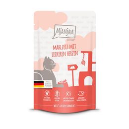 MjAMjAM Quetschie Mahlzeit mit leckeren Herzen Katzen-Nassfutter getreidefrei 48x125g