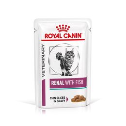 Royal Canin Veterinary RENAL FISCH Nassfutter f&uuml;r Katzen 48x85g