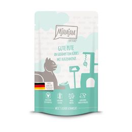 MjAMjAM Quetschie gute Pute an ged&auml;mpftem K&uuml;rbis Katzen-Nassfutter hoher Fleischanteil 48x125g