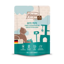 MjAMjAM Quetschie Purer Fleischgenuss Pute pur Katzen-Nassfutter getreidefrei 6x300g