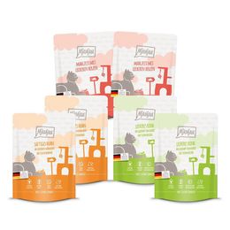 MjAMjAM Quetschie leckere Mahlzeiten Mixpaket I Katzen-Nassfutter getreidefrei 6x300g