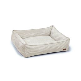 Designed by Lotte Hundebett Cord Ribbed hellgrau 80x70x22cm