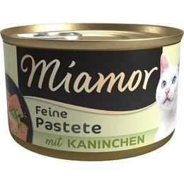 Miamor Pastete Kaninchen Katzen-Nassfutter ohne Soja 24x85g