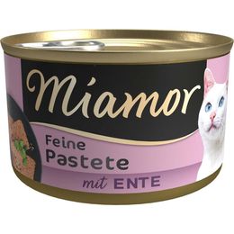 Miamor Pastete Ente Katzen-Nassfutter ohne Zuckerzusatz 24x85g
