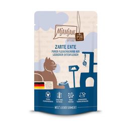 MjAMjAM Quetschie - purer Fleischgenuss - zarte Ente pur Katzen-Nassfutter getreidefrei 48x125g