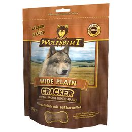 Wolfsblut Cracker Wide Plain Pferd & S&uuml;&szlig;kartoffel Hundesnacks getreidefrei 3x225g