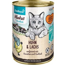 ZooRoyal Minkas Huhn und ASC Lachs mit Karotten 6x400 g