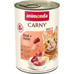 animonda Carny Adult Rind und Huhn Katzen-Nassfutter getreidefrei 24x400g