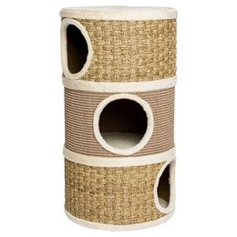 ZooRoyal Kratztonne Lotta 70cm mit H&ouml;hle beige