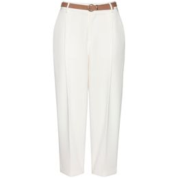 Lascana Damen Bundfaltenhose, creme, Gr&ouml;&szlig;e 42