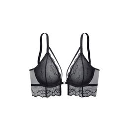Lascana Damen B&uuml;gel-BH, schwarz, Gr&ouml;&szlig;e 80D