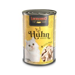 Leonardo Huhn + extra Filet Katzen-Nassfutter getreidefrei 6x400g