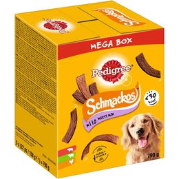 Pedigree Schmackos Mega Box Multi Mix Hundesnacks mit Omega 6 und Vitamin E 5x158g