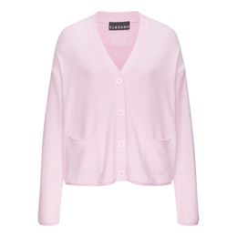 ELBSAND Damen Strickjacke, rosa, Gr&ouml;&szlig;e 44/46
