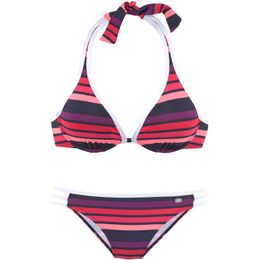 Kangaroos Damen B&uuml;gel-Bikini, bunt-gestreift, Gr&ouml;&szlig;e 40C