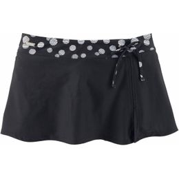 Lascana Damen Bade-Rock, schwarz-wei&szlig;, Gr&ouml;&szlig;e 44