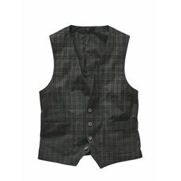 Mey & Edlich Mey & Edlich Herren Highland-Weste Schwarz 100 % Baumwolle (gewachst)