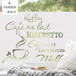 Bilderwelten Fensterfolie Kulinarisch modern Sichtschutz einzigartig - Erlesene Kaffeesorten II - Kaffee K&uuml;che