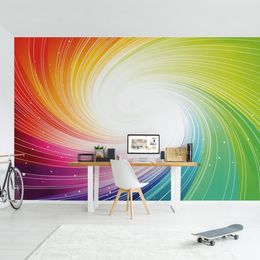 Bilderwelten Tapete - Fototapete Kaleidoscope - Wandtapete Schlafzimmer Wohnzimmer modern - auch kleisterfrei