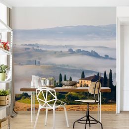 Bilderwelten Tapete - Fototapete Landschaft - Landgut in der Toskana - Schlafzimmer Wohnzimmer modern - inkl. Kleister oder selbstklebend