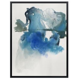 Bilderwelten Leinwandbild - Hochformat Gletscherschmelze I
