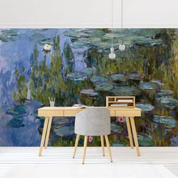 Bilderwelten Tapete - Kunst & Malerei Fototapete Claude Monet - Seerosen (Nympheas) - Schlafzimmer Wohnzimmer - auch selbstklebend