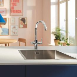 Grohe Blue Pure K&uuml;chenarmatur StartCurve mit Filtersystem, schwenkbar, 30593000, StartCurve