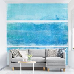 Bilderwelten Fototapete originell Abstrakt Wandtapete einzigartig - Colour Harmony Blue - Deko Wohnzimmer Schlafzimmer