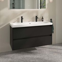 Villeroy & Boch Villeroy & Boch Skyla Schrank mit Doppelwaschtisch, 2 Ausz&uuml;ge, 5A51C4R1+C80000VL,