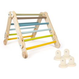 Small Foot Kletterdreieck &raquo;Adventure&laquo; inkl. Sprossenwand-Adapter - braun