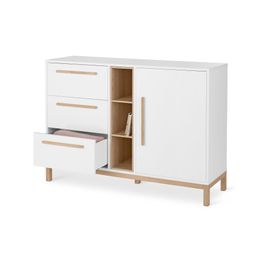 Tchibo - Kommode &raquo;Eklund&laquo; mit Schubladen und T&uuml;r - 120x38x85,5cm - braun -