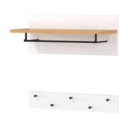 Tchibo - Garderobenpaneel &raquo;Lucena&laquo; - 75x33x30cm - braun -