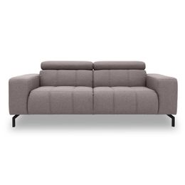 Tchibo - 2-Sitzer &raquo;Cunelli&laquo; - 208x104x79cm - hellgrau -