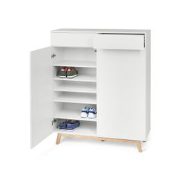 Tchibo - Schuhkommode - 110x40x132cm - braun -