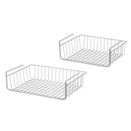 Tchibo - 2 Schrankk&ouml;rbe zum Einh&auml;ngen - silber