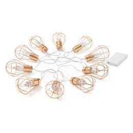 Tchibo - LED-Gl&uuml;hbirnen-Lichterkette - gold