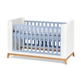Tchibo - Baby- und Kleinkindbett - 144,5x74,5x89,5cm - braun -
