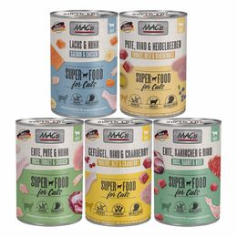 MAC's Cat Fleischmen&uuml; Mixpaket 2 Katzen-Nassfutter 60x400g