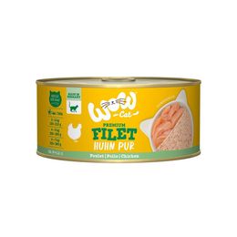 WOW Cat H&uuml;hnerfilet Katzen-Nassfutter getreidefrei 12x70g