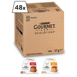 GOURMET Revelations Mousse Rind und Huhn 48x57g